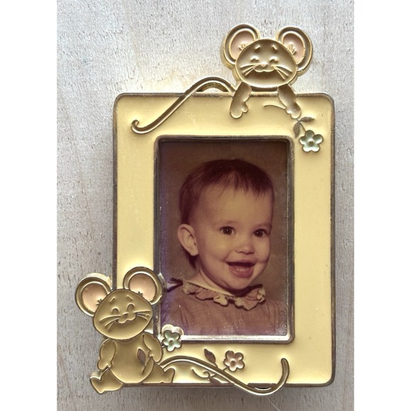 Hallmark | Accents | Vintage 981 Hallmark Mini Frame Enameled Mouse ...